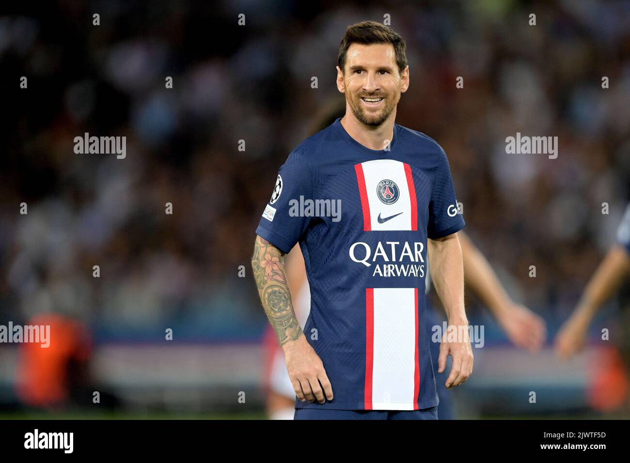 PARIS - Lionel Messi of Paris Saint-Germain during the UEFA Champions ...