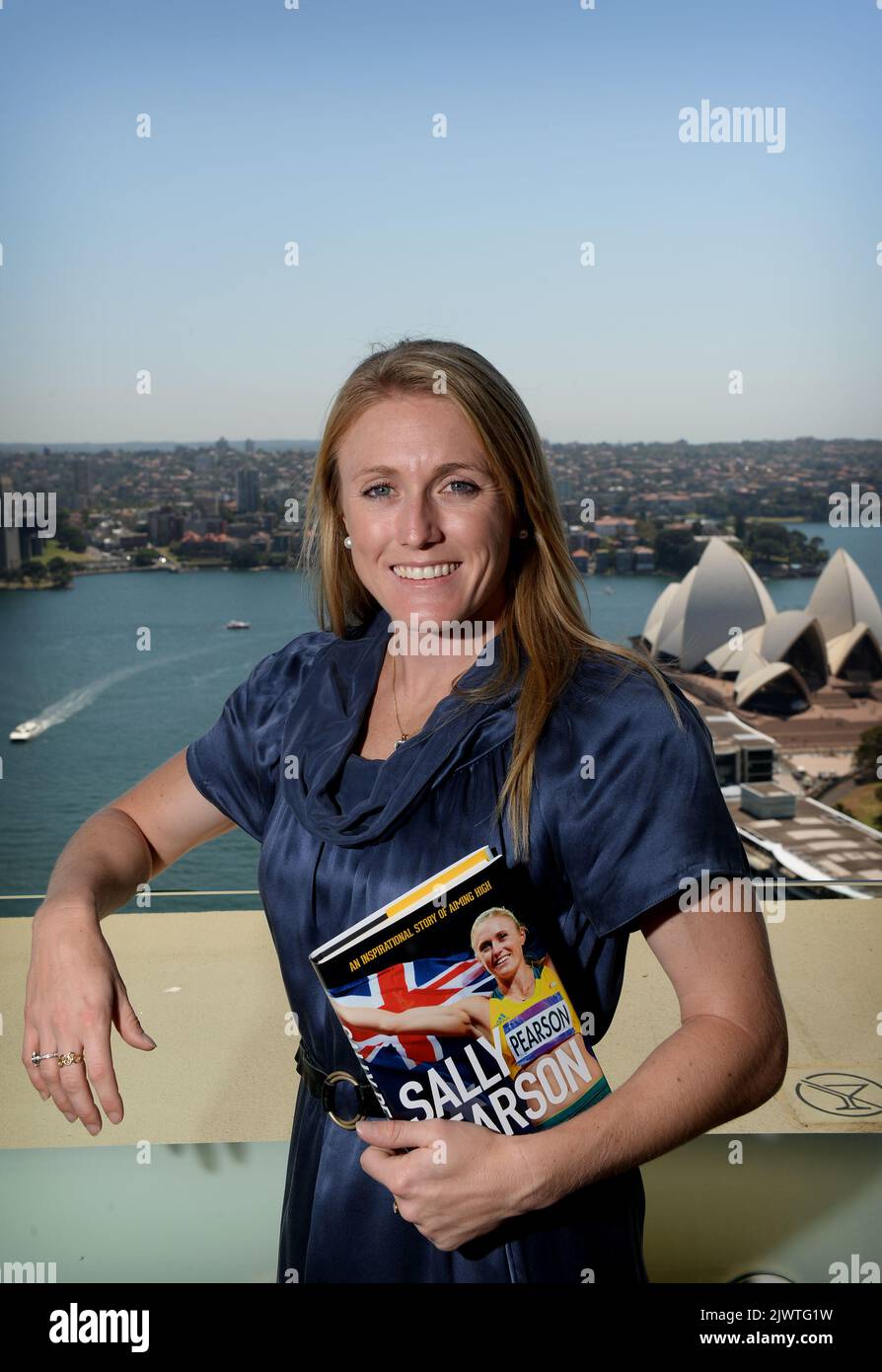 Olympic gold medallist Sally Pearson poses for a photograph at the ...