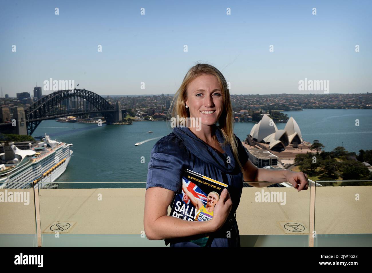 Olympic gold medallist Sally Pearson poses for a photograph at the ...