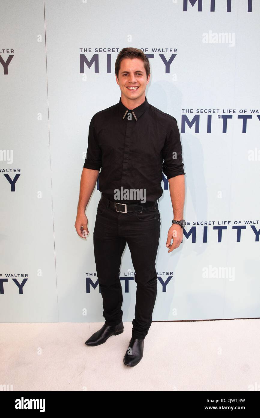 Actor Johnny Ruffo on the red carpet for the premiere The Secret Life ...