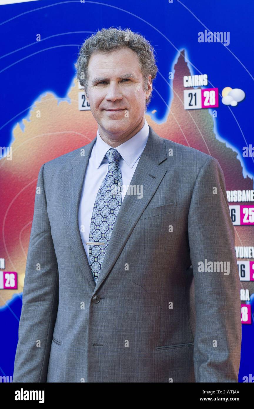 Will Ferrell arrives at the Australian premiere of Anchorman 2, at the ...