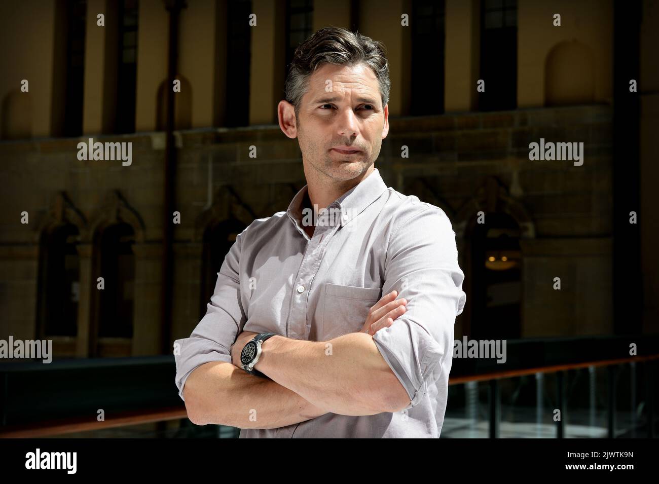 Australian actor Eric Bana poses for a photograph in Sydney, Thursday ...