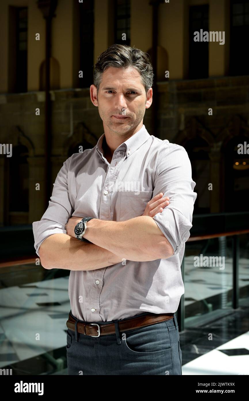 Australian actor Eric Bana poses for a photograph in Sydney, Thursday ...