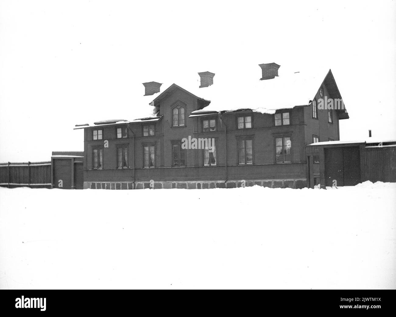 The chicken house in Gävle. Christmas holidays 1899 - 1900 Hönshuset i ...