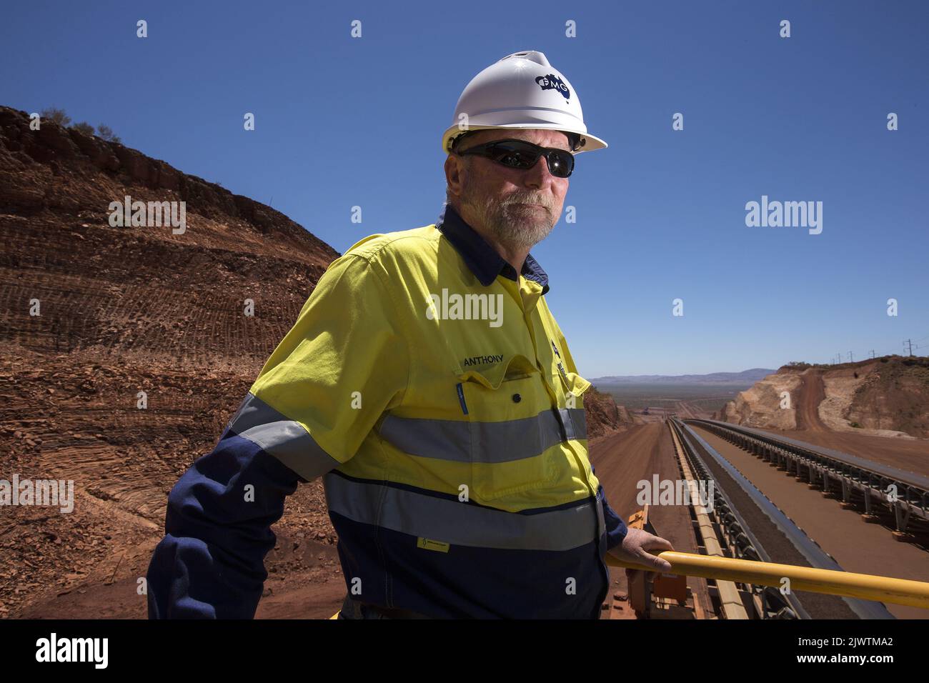 Anthony Kirke, General Manager Operations stands above Firetail and ...