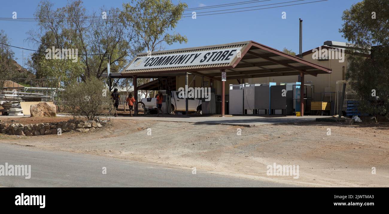 Community Store in the Santa Teresa Aboriginal Community, 80 kilometres ...