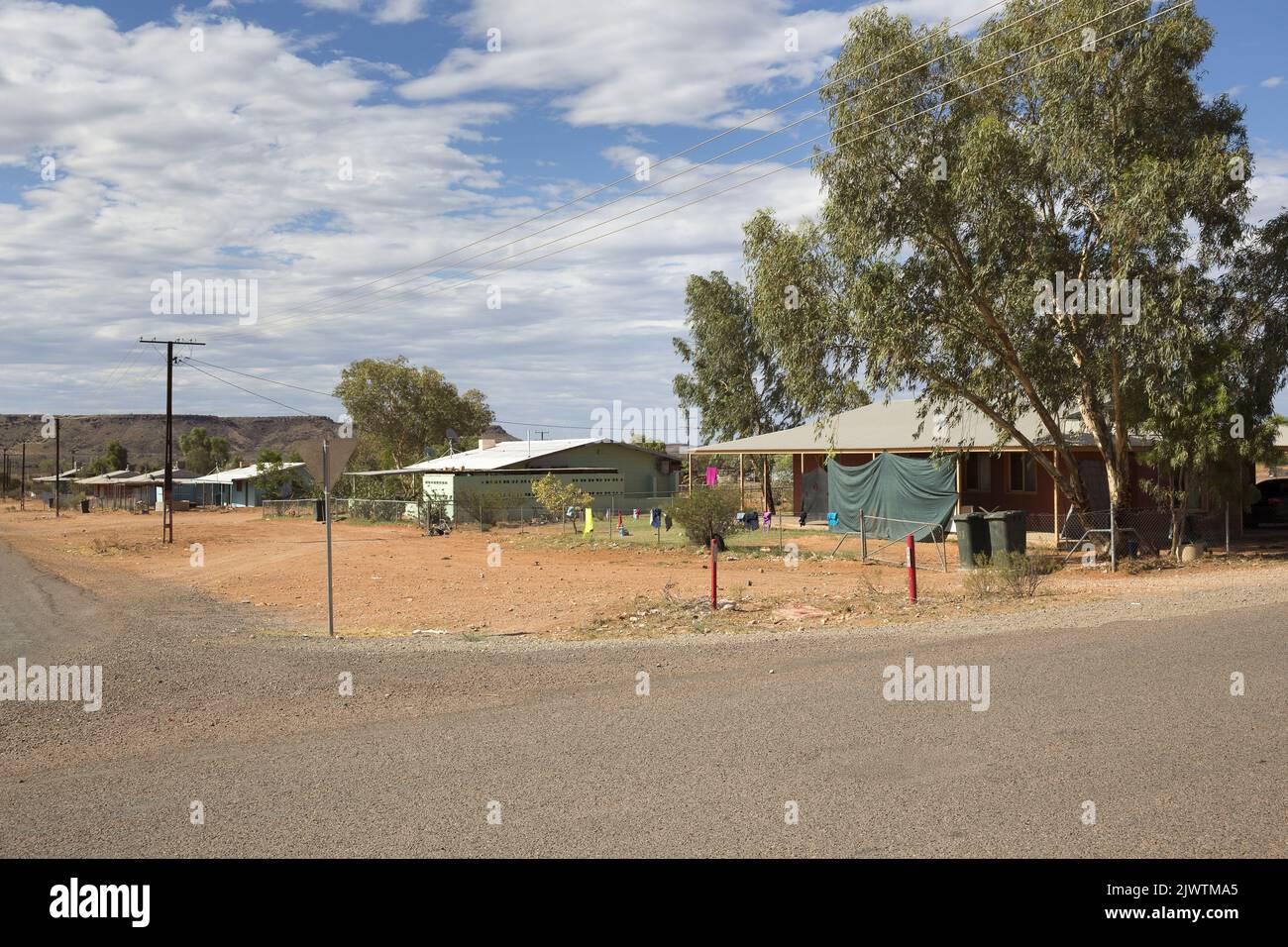 Houses and street scenes in the Santa Teresa Aboriginal Community, 80 ...