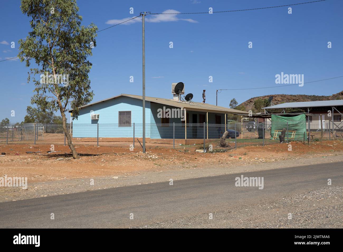 Houses and street scenes in the Santa Teresa Aboriginal Community, 80 ...