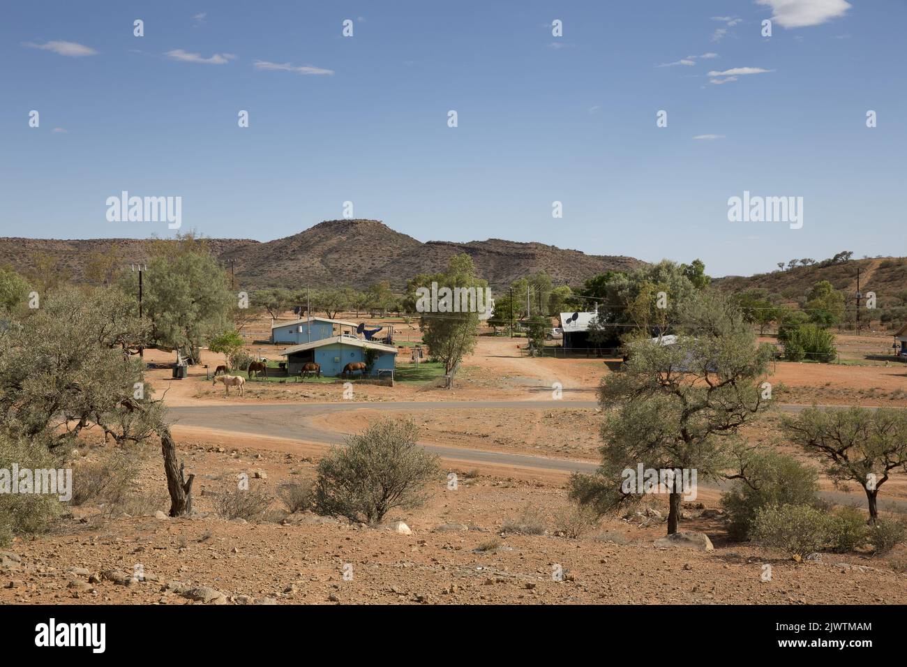 Houses and street scenes in the Santa Teresa Aboriginal Community, 80 ...