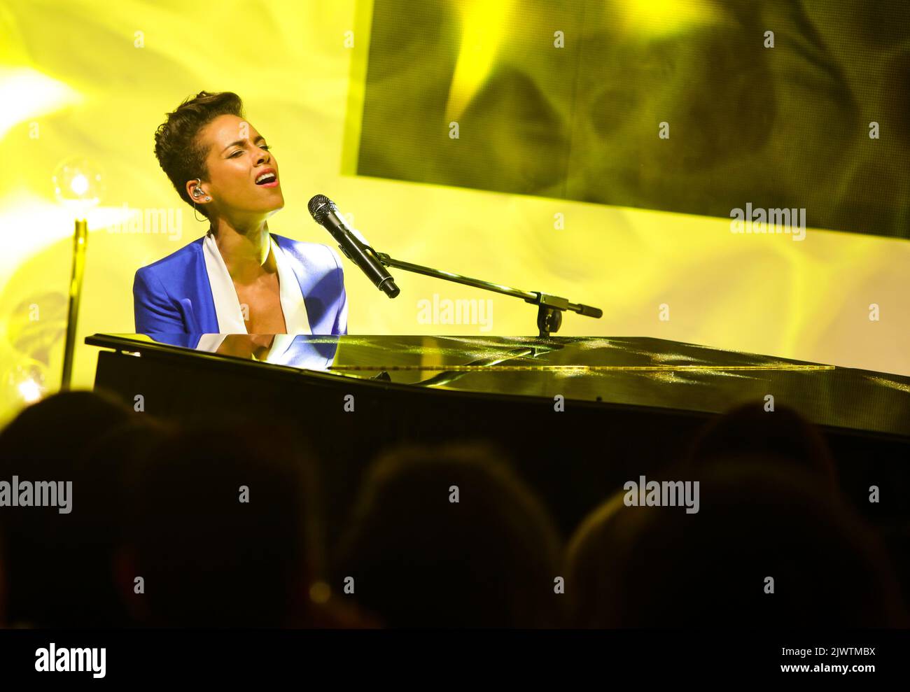 Alicia Keys performs live at the Foxtel Music Channels Summer Launch at ...