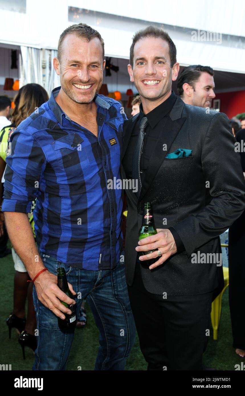 Brendan Moar and Toby Allen of Human Nature at the Foxtel Music ...