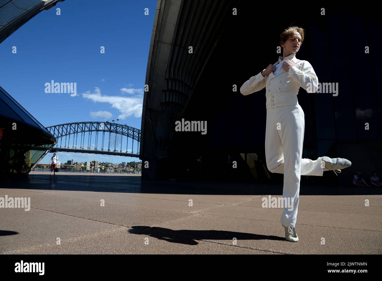 World renowned dancer David Hallberg poses for a photograph at the ...