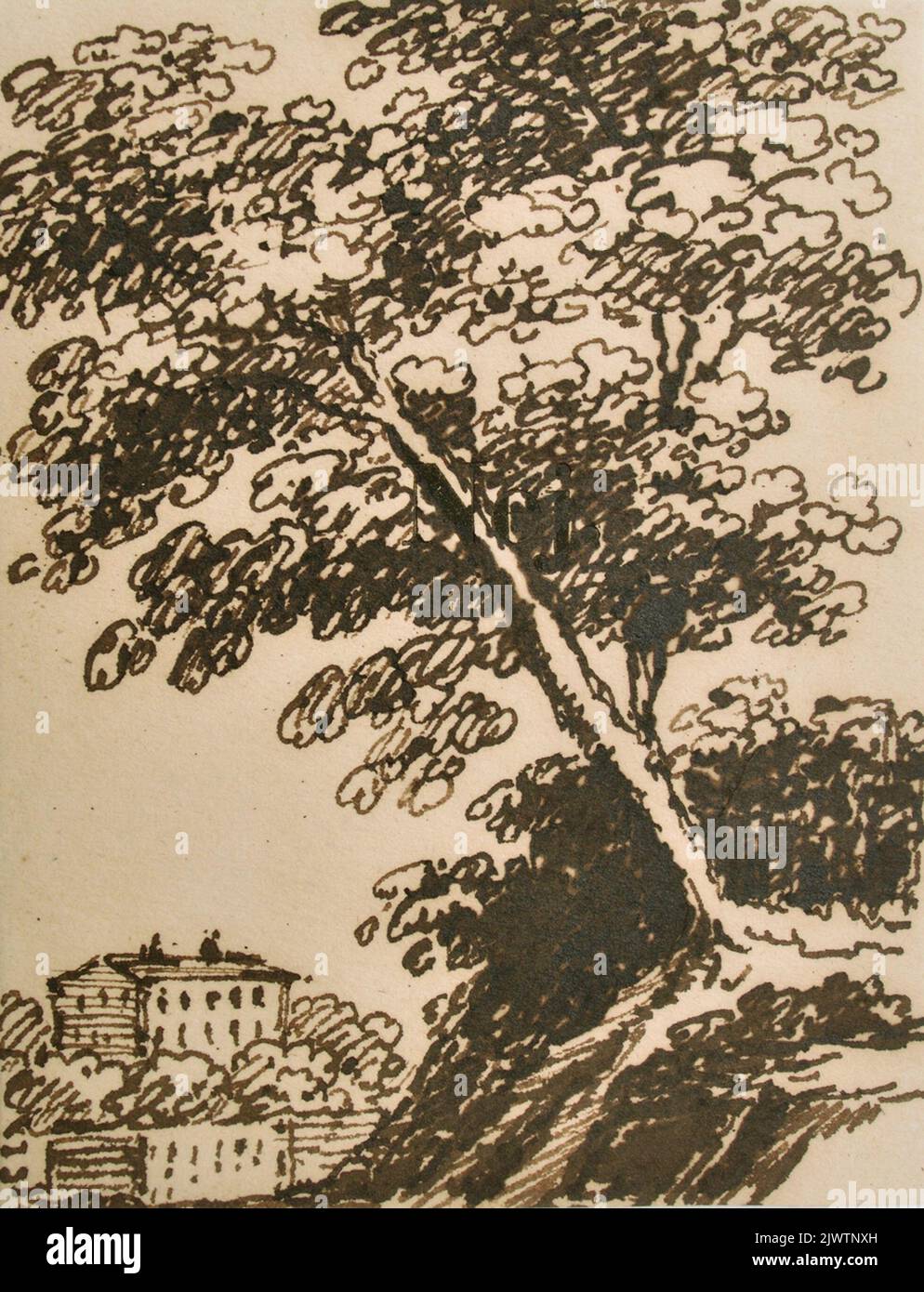 Drawing Funnen omärkt i magasinet Stock Photo - Alamy