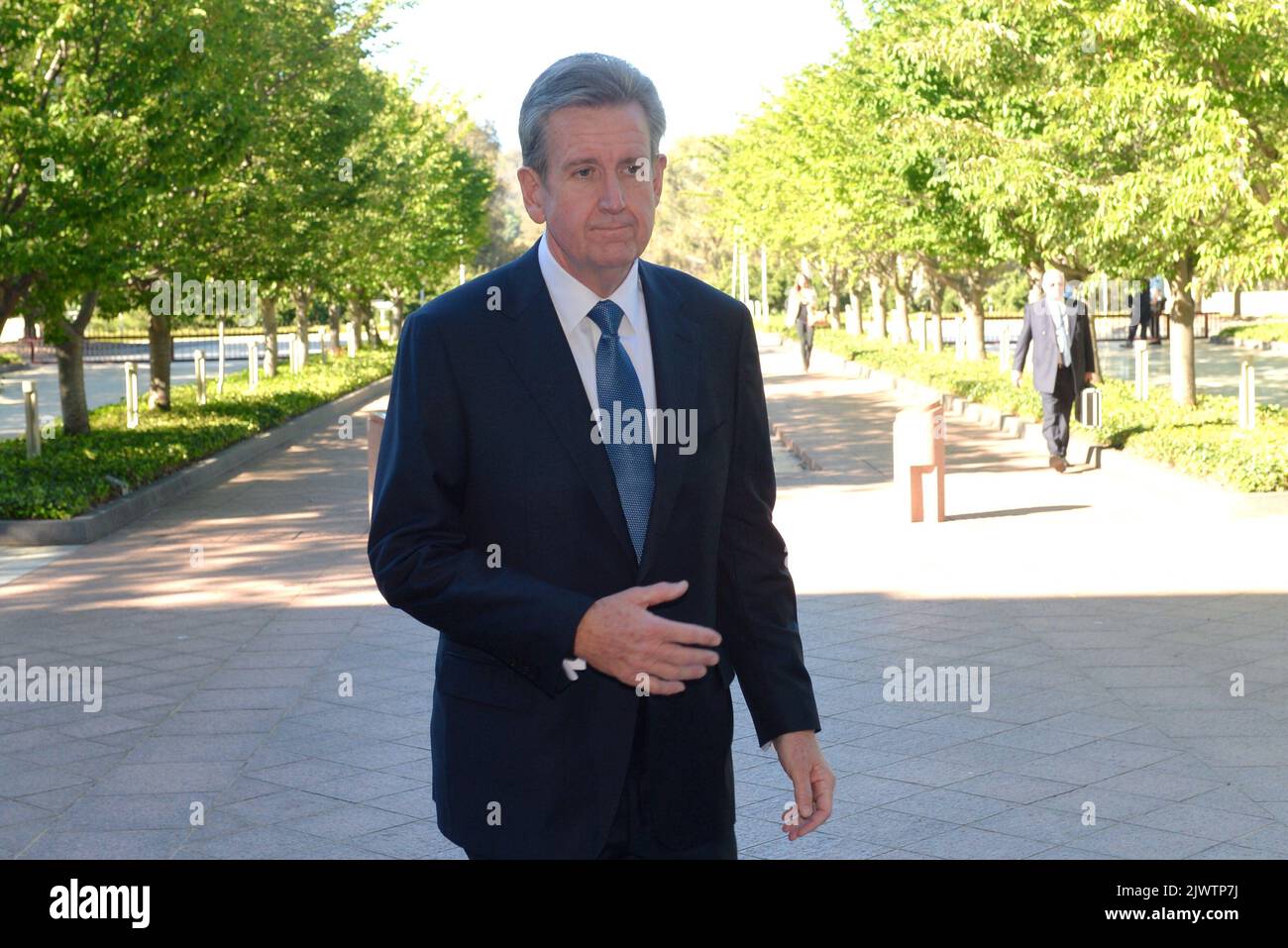 NSW premier Barry O'Farrell arrives,for the COAG meeting in Canberra ...