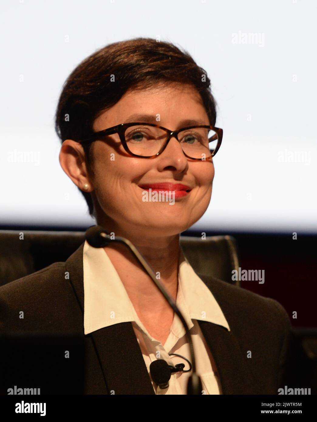 Louise Thomson at the Nation Australia Bank AGM at the Melbourne ...