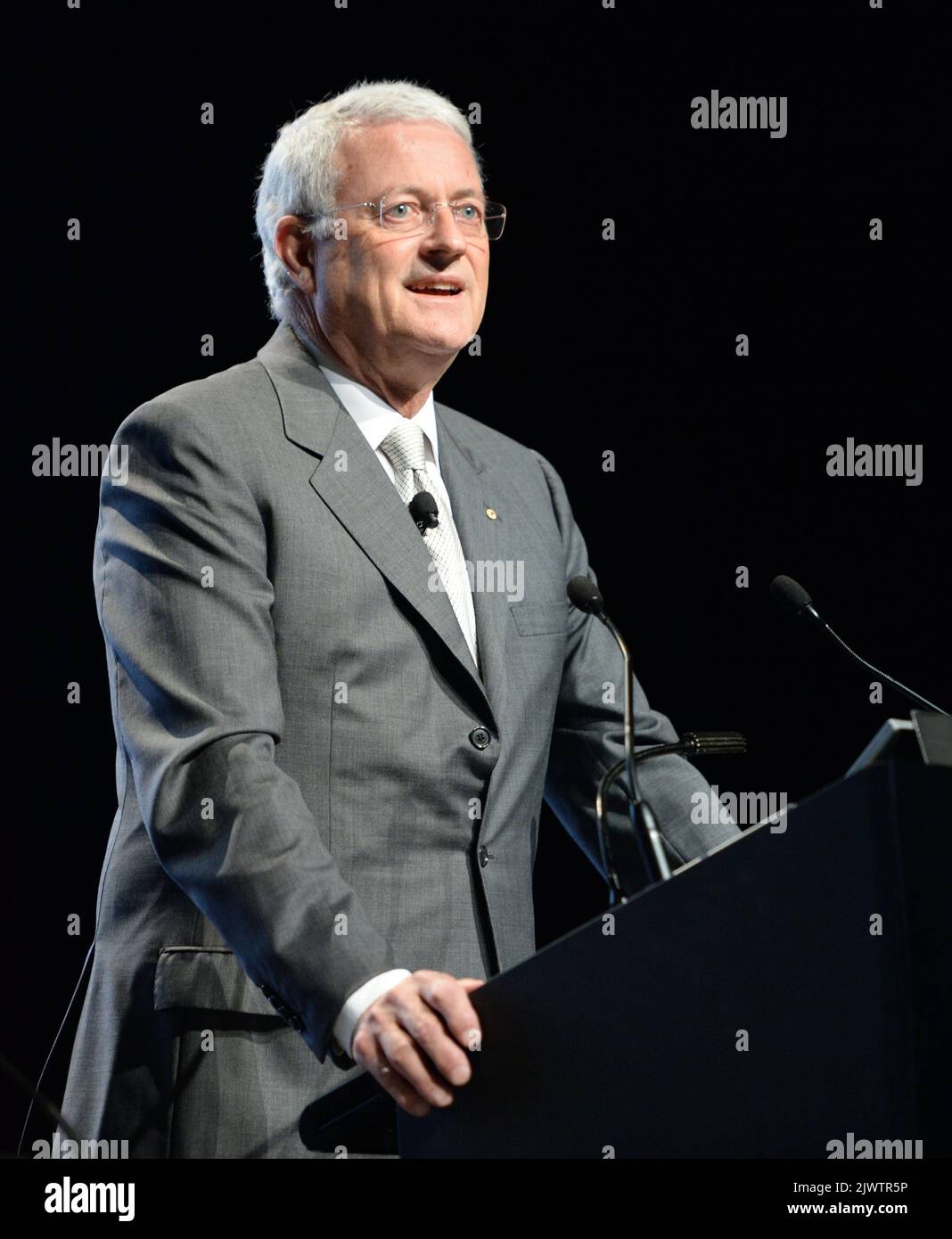 Michael Chaney , Chairman at the Nation Australia Bank AGM at the ...