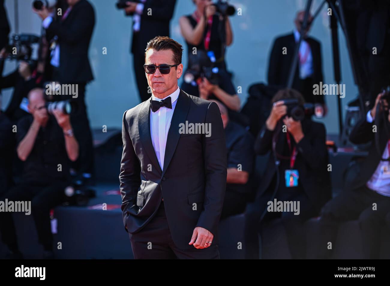 Colin Farrell attends "The Banshees Of Inisherin" red carpet at the ...