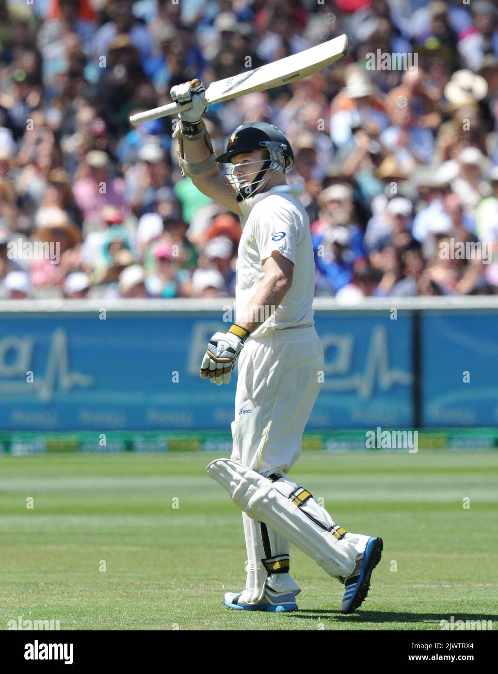Australia's Chris Rogers celebrates getting 50. NO ARCHIVING ...