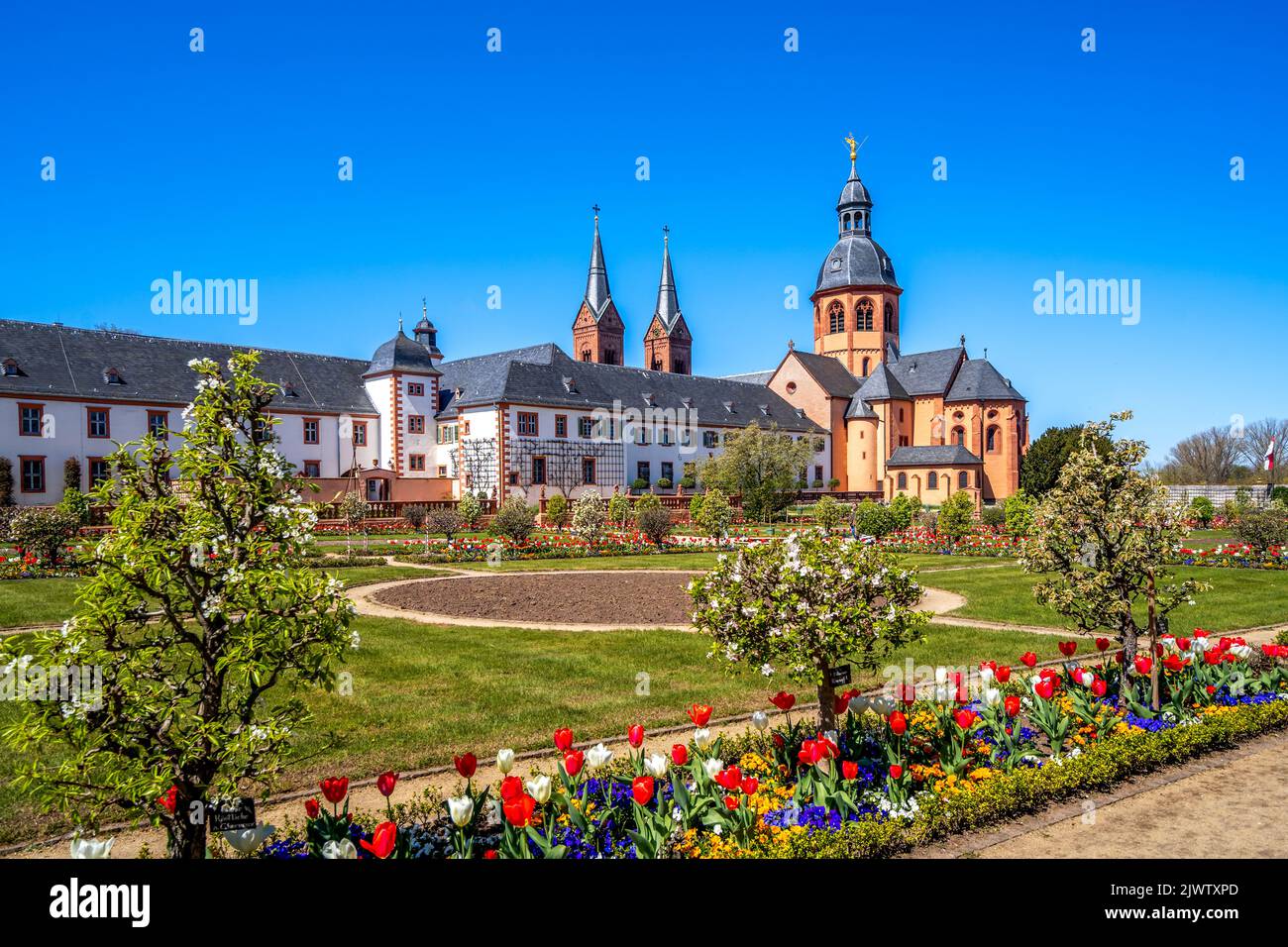 Abbey of Seligenstadt, Hessen, Germany Stock Photo - Alamy