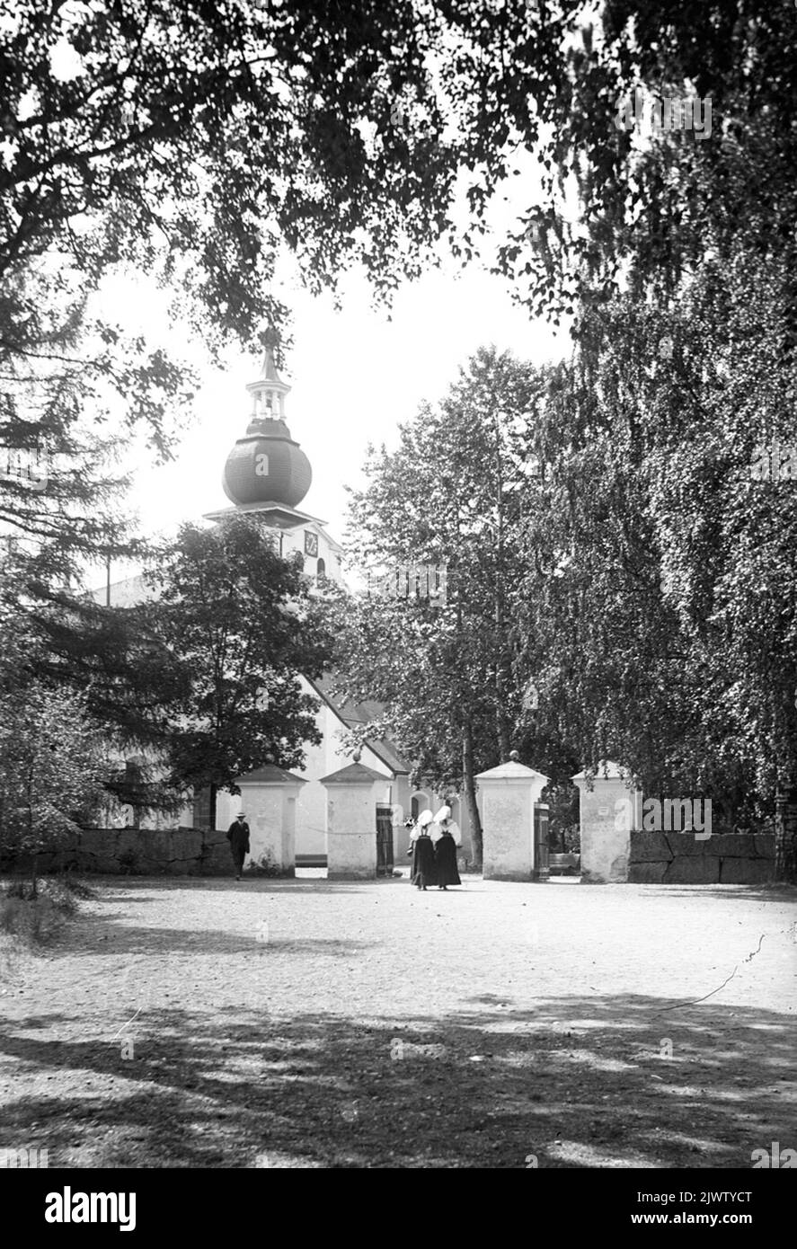 Leksand's church Leksands kyrka Stock Photo - Alamy