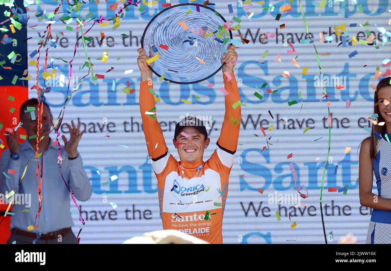 Australia's Simon Gerrans of team Orica-GreenEdge celebrates winning ...