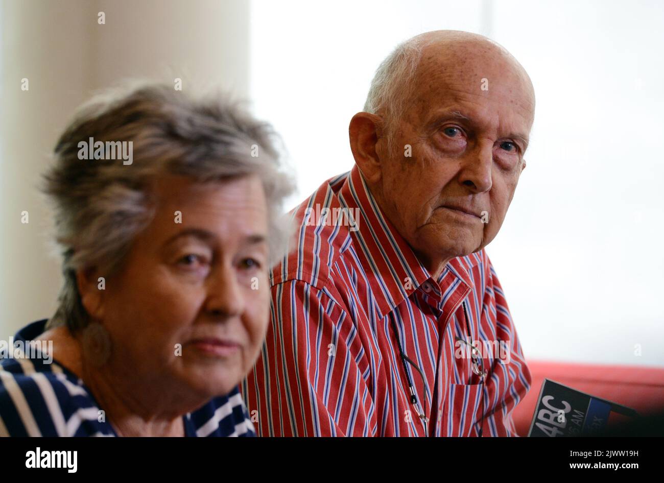 Parents of Australian journalist Peter Greste, Loise and Juris Greste ...