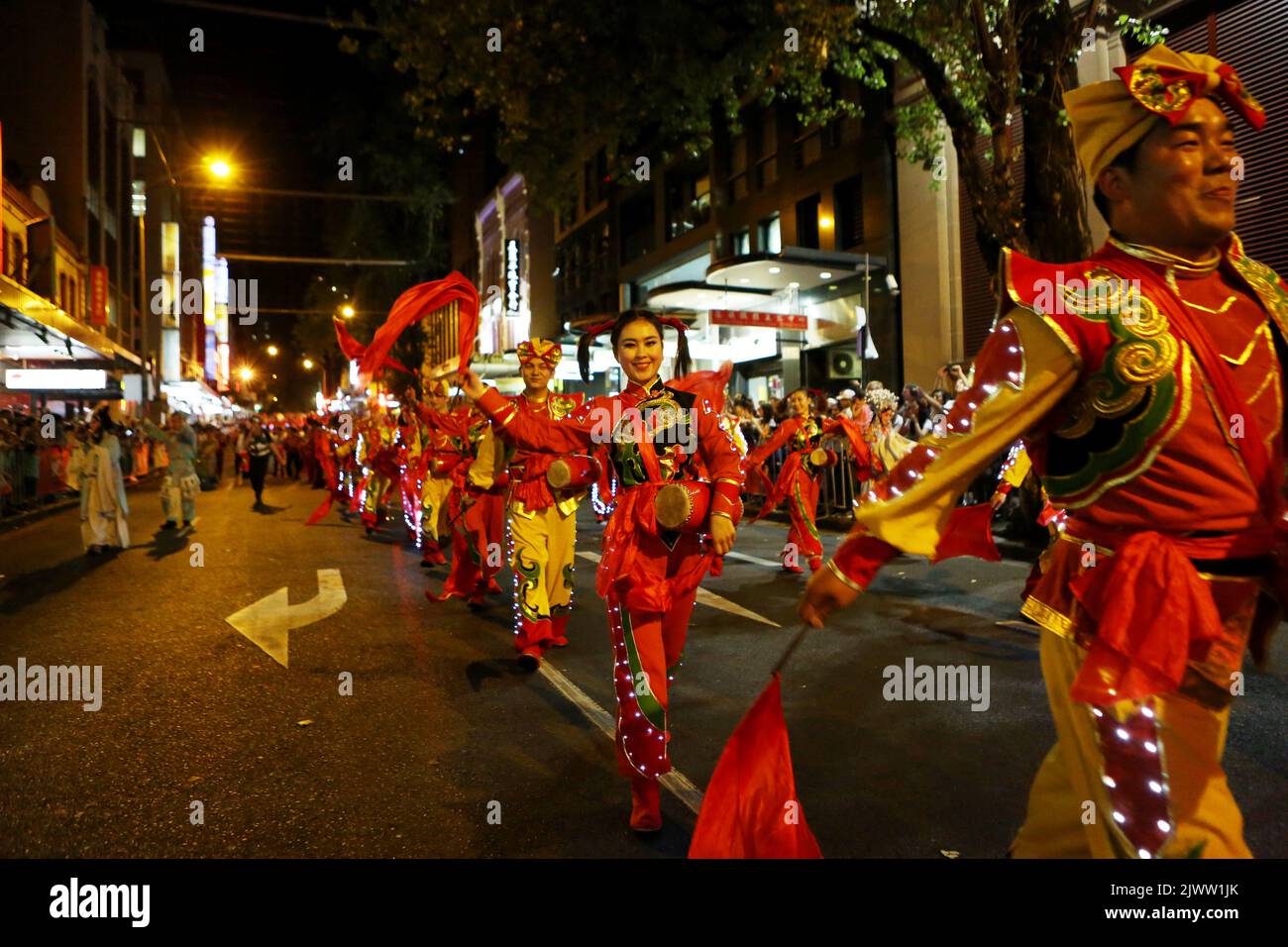 Performers in this years Chinese New Year Twilight Parade in Sydney ...