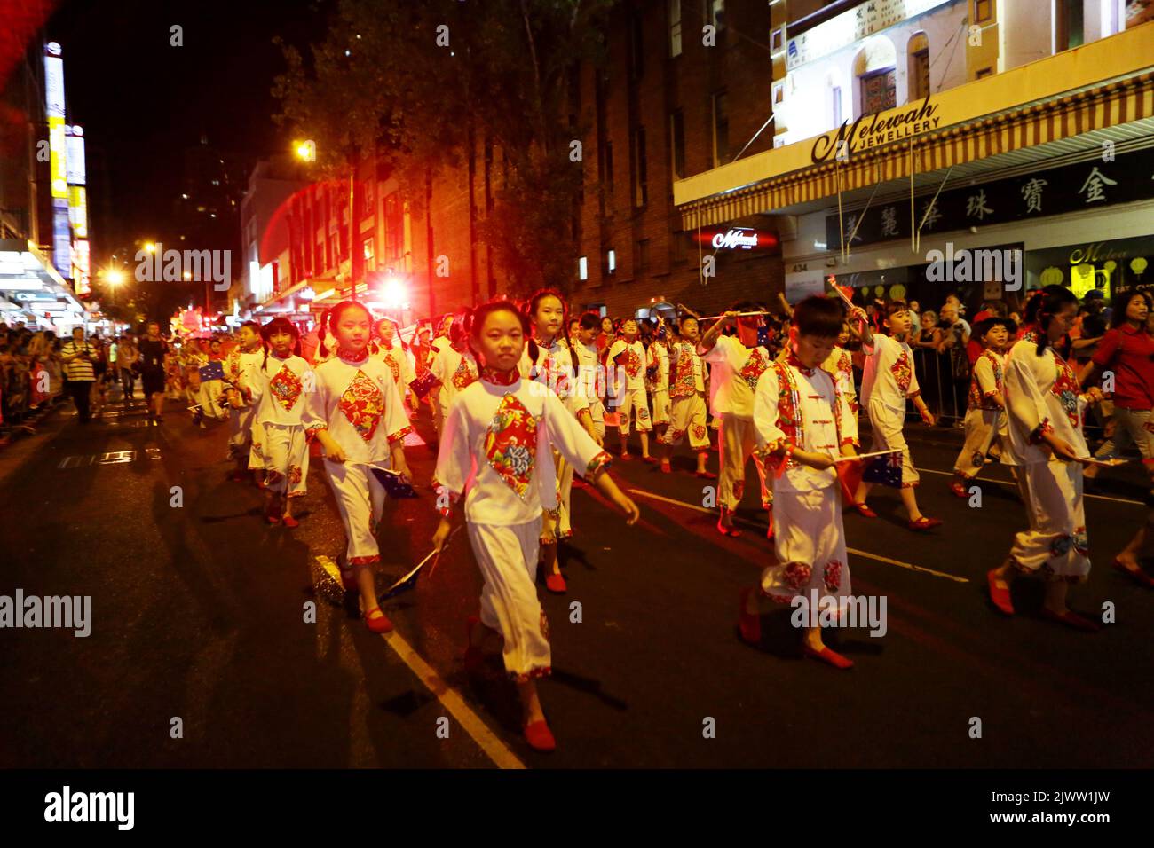 Performers in this years Chinese New Year Twilight Parade in Sydney ...