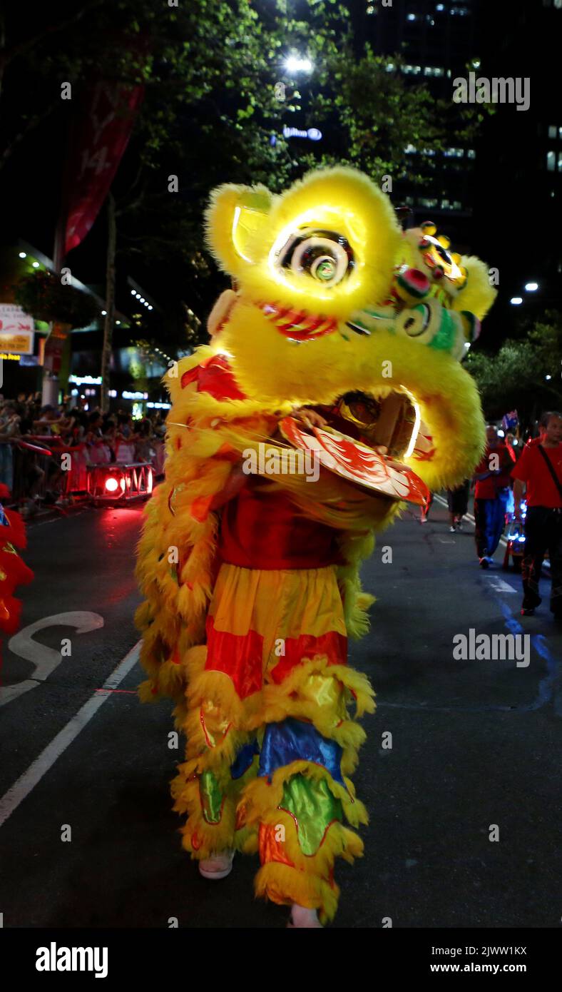 Performers in this years Chinese New Year Twilight Parade in Sydney ...