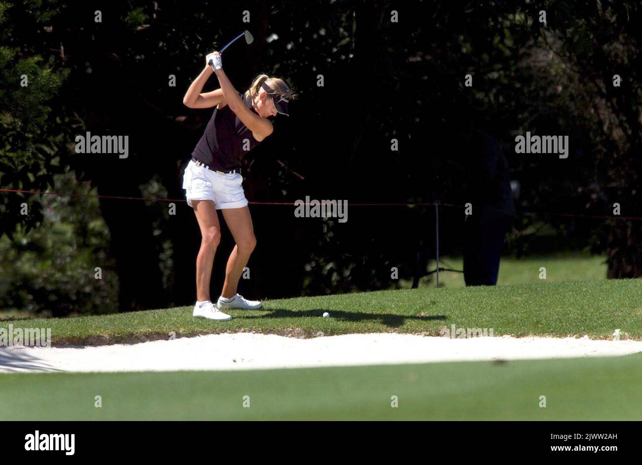 Transsexual Mianne Bagger in action during the 2nd round of the AAMI ...