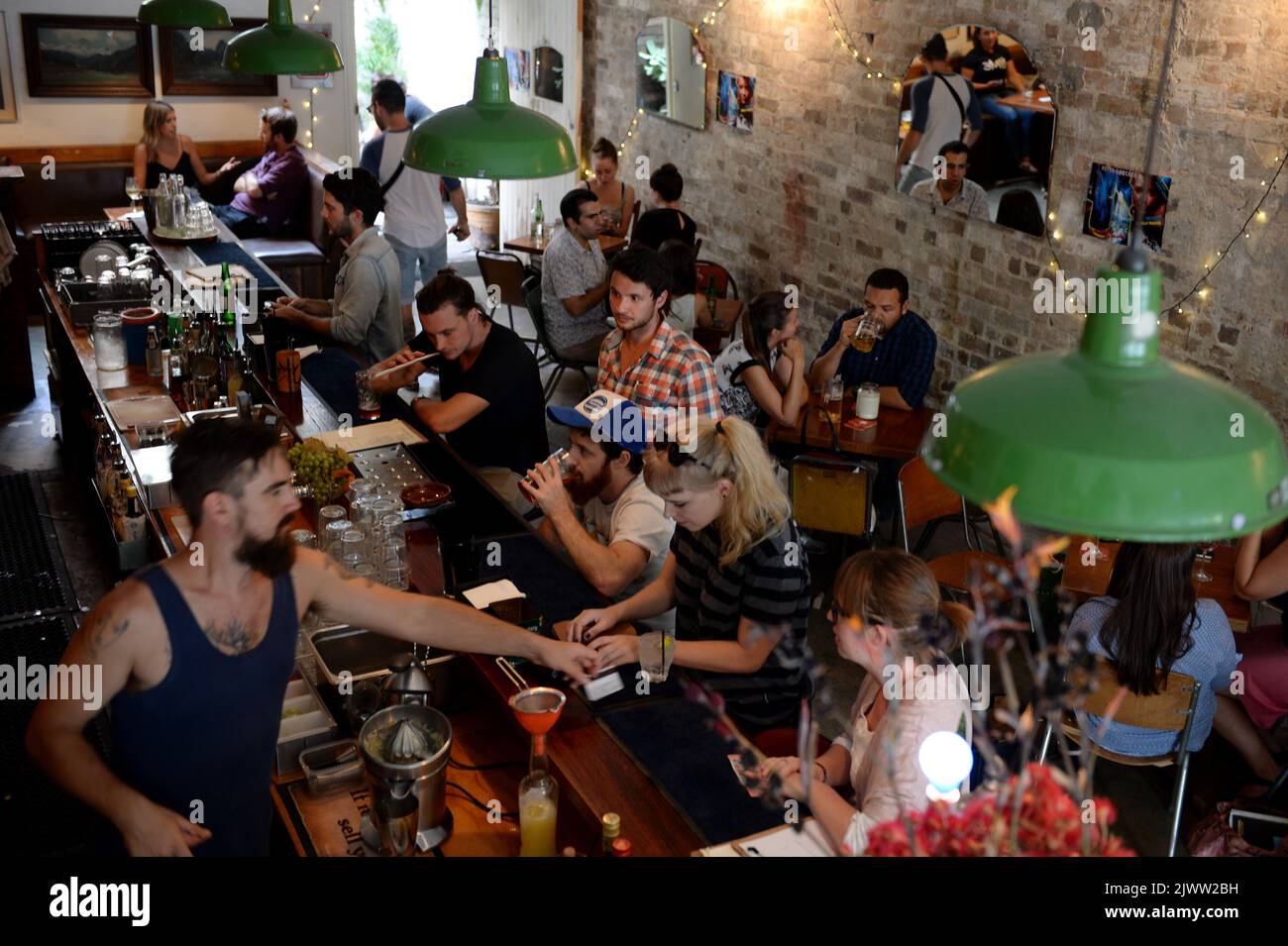 Arcadia Liquors bar is seen in Redfern, Sydney, Wednesday, Feb. 12 ...
