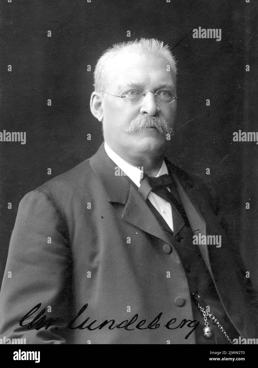 Brukspatron Christian Lundeberg, Forsbacka. Born July 14, 1842, died ...