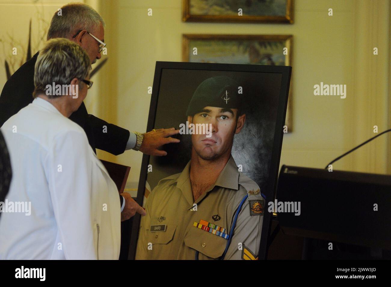 Doug and Kaye Baird, father and mother of the late Corporal Cameron ...