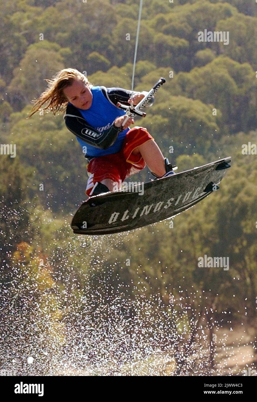 17-year-old Hayley Smith of Sydney competes at the Australian National ...