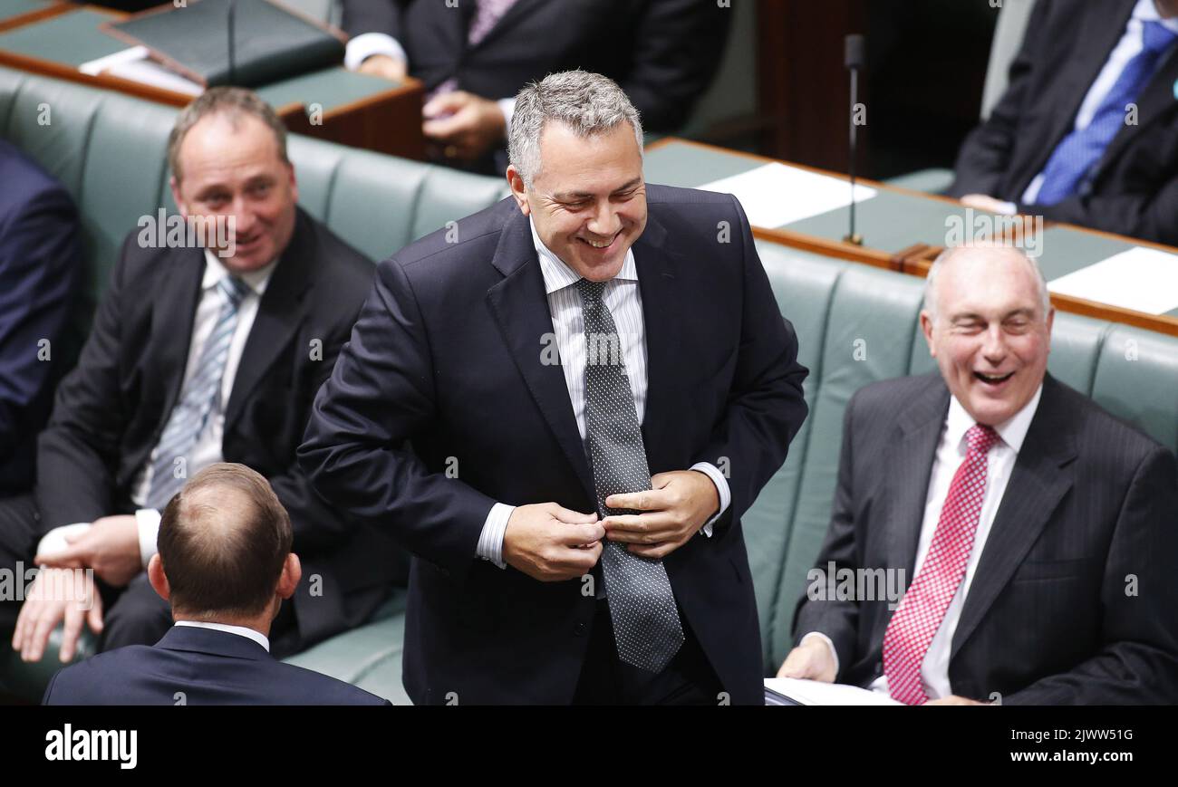 Treasurer Joe Hockey during House of Representatives question time at ...