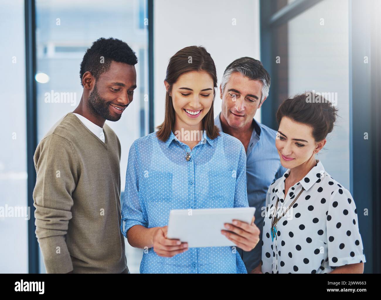 Many hands make light work. a group of businesspeople working in the ...