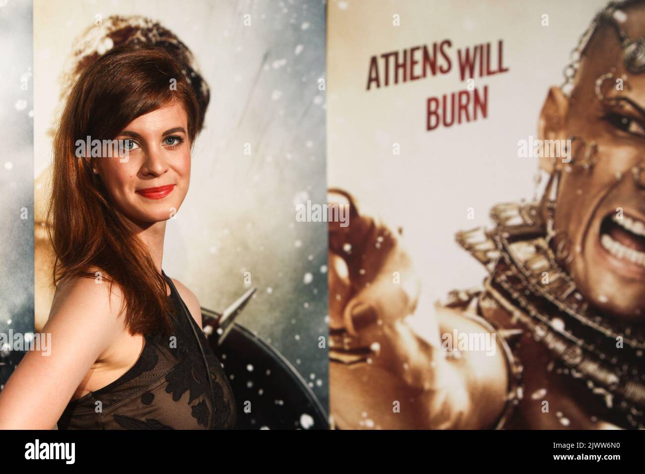 Shannon Ashlyn arrives at the Rise of an Empire Photocall at Imax ...