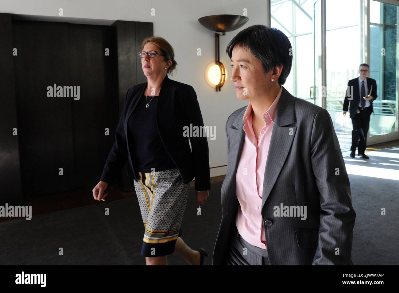 Opposition senate leader Penny Wong and shadow health minister Cathy ...