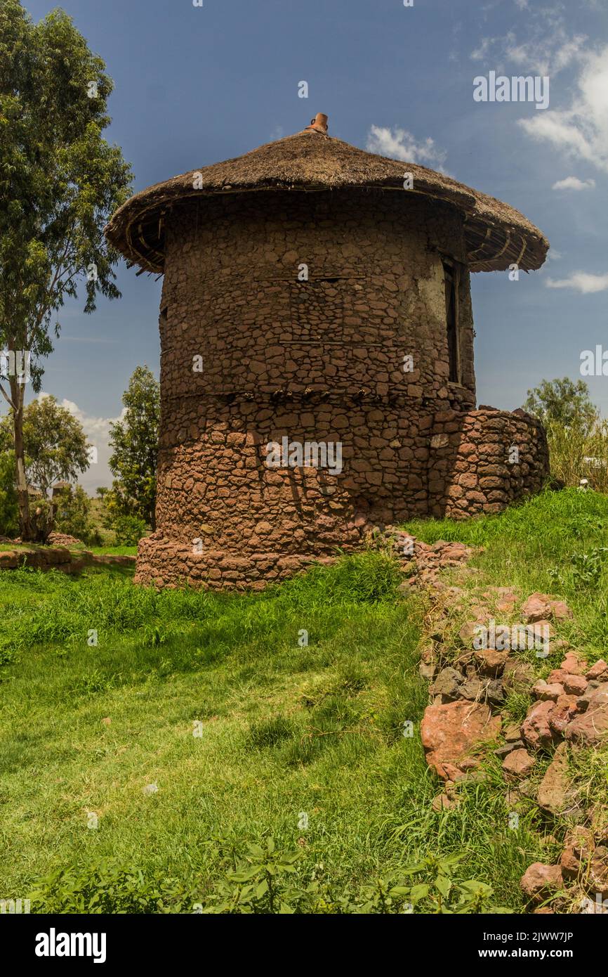 Traditional round house in Lalibela, Ethiopia Stock Photo - Alamy