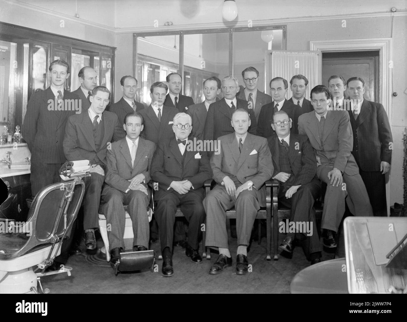 Hairdresser tools hair salon Black and White Stock Photos & Images - Alamy