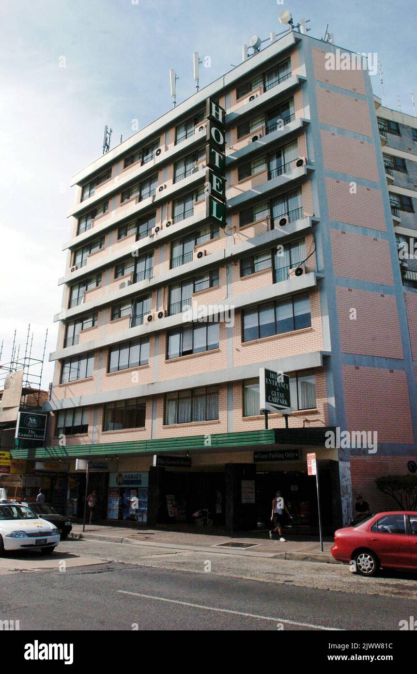 The Gemini Hotel on Belmore Road, Randwick where it is believed that ...