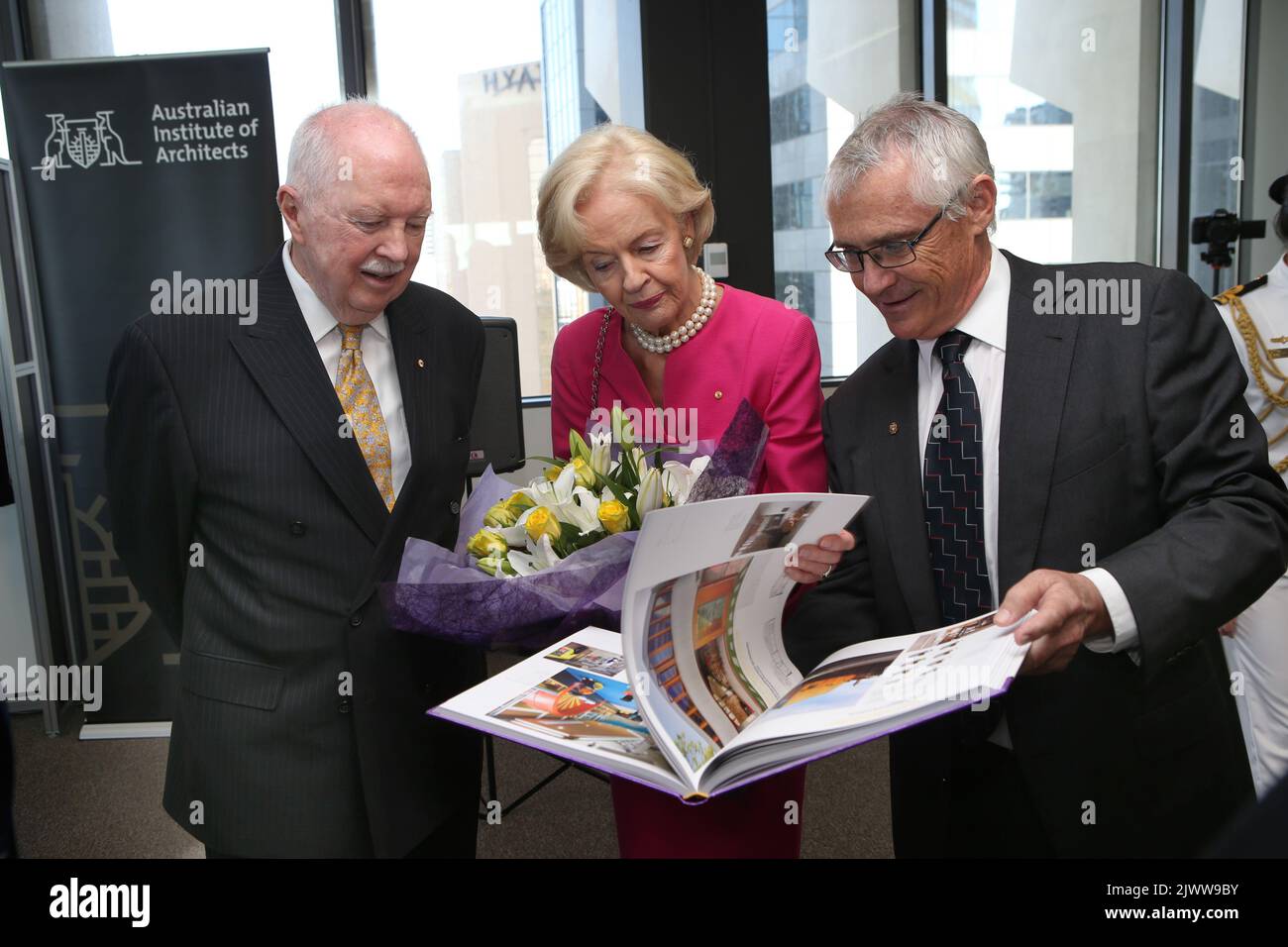 The Governor General of Australia Quentin Bryce with her husband ...