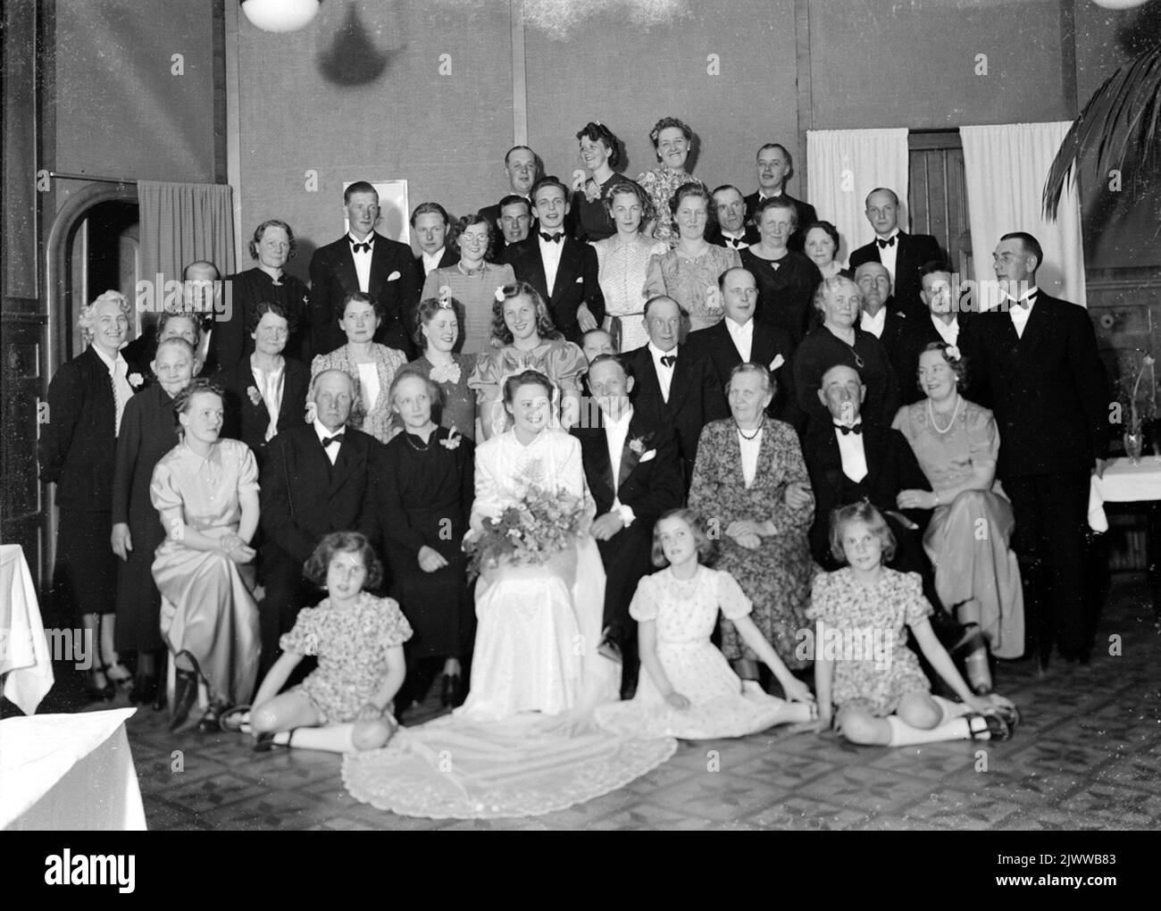 Wedding, Savoy. Photo 1942. Bröllop, Savoy. Foto 1942 Stock Photo - Alamy