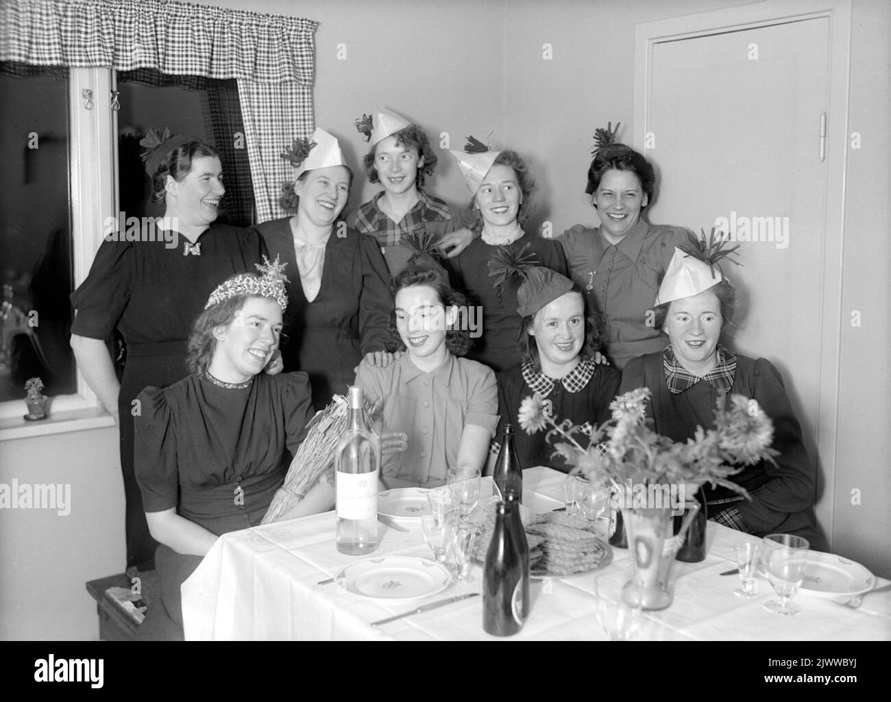 Möhippa, Sara Lund, Karskär. Photo 1941. Möhippa, Sara Lund, Karskär ...