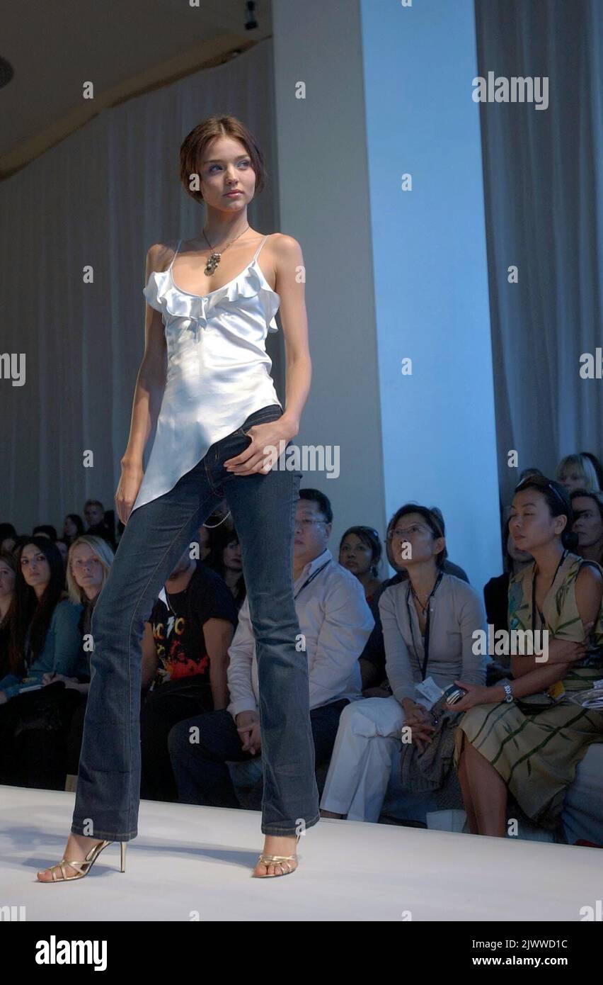 Models wearing the latest designs from the Third Millennium summer ...