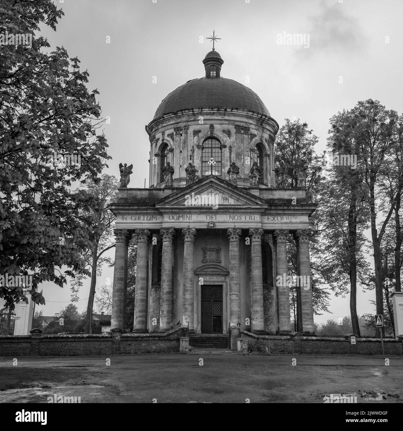 Ancient castle in ukraine Black and White Stock Photos & Images - Alamy