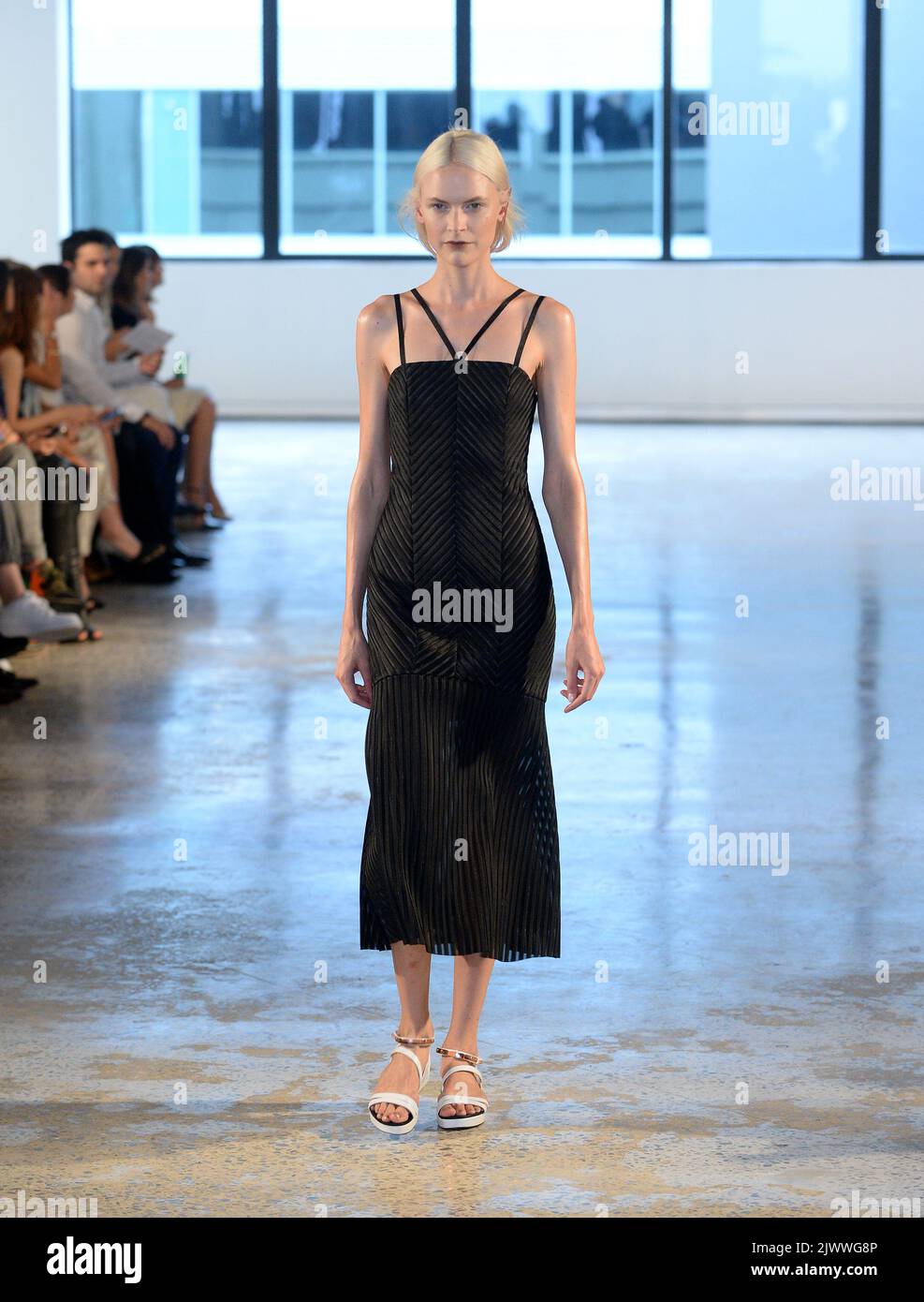 A model walks the runway during the Ginger & Smart show at Australian ...