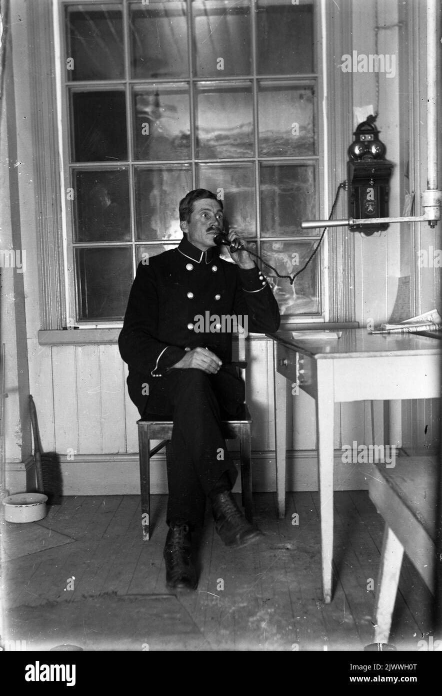 Speak telephony Black and White Stock Photos & Images - Alamy