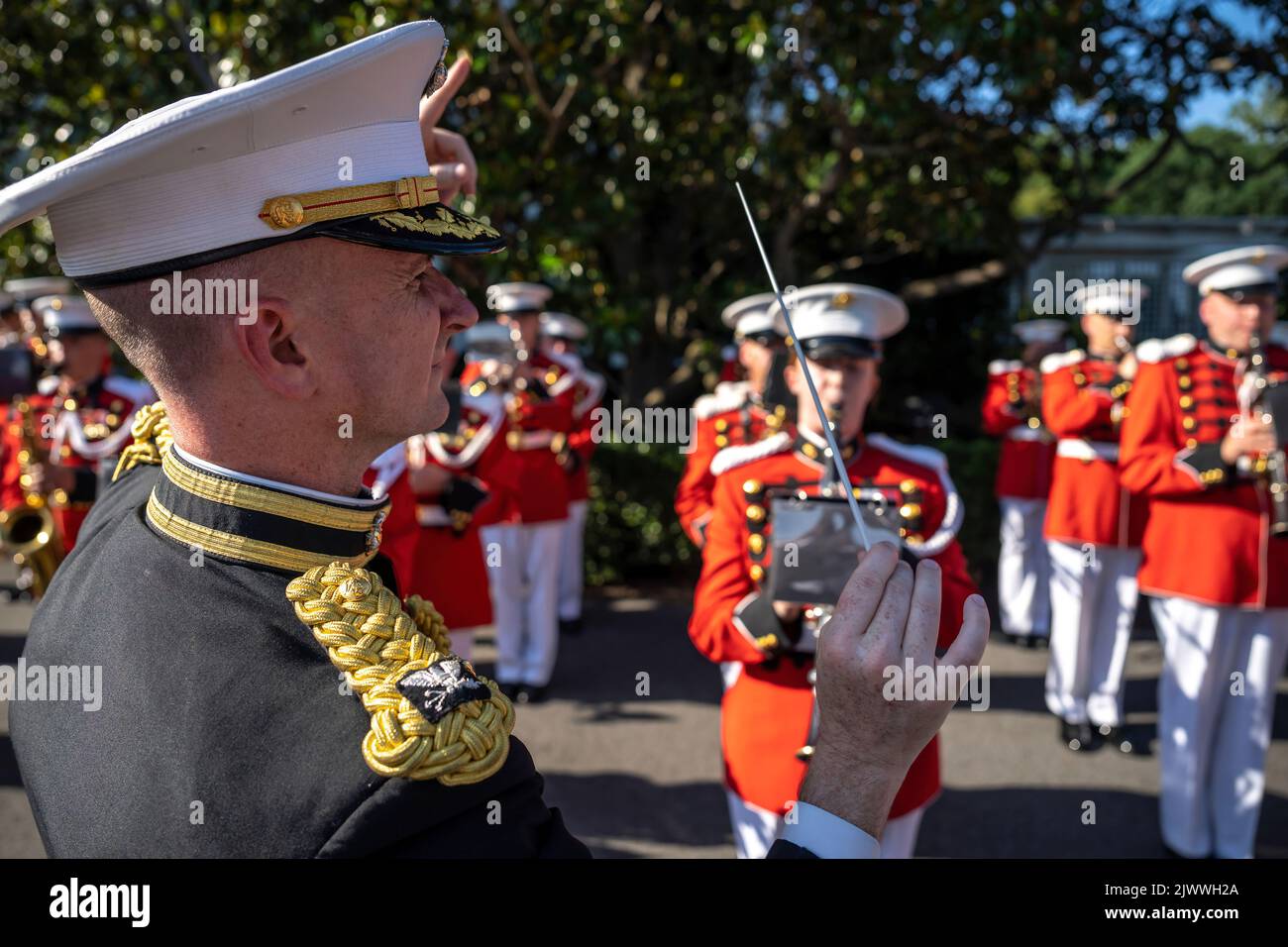 The President’s Own U.S. Marine Band performs during the 4th of July ...