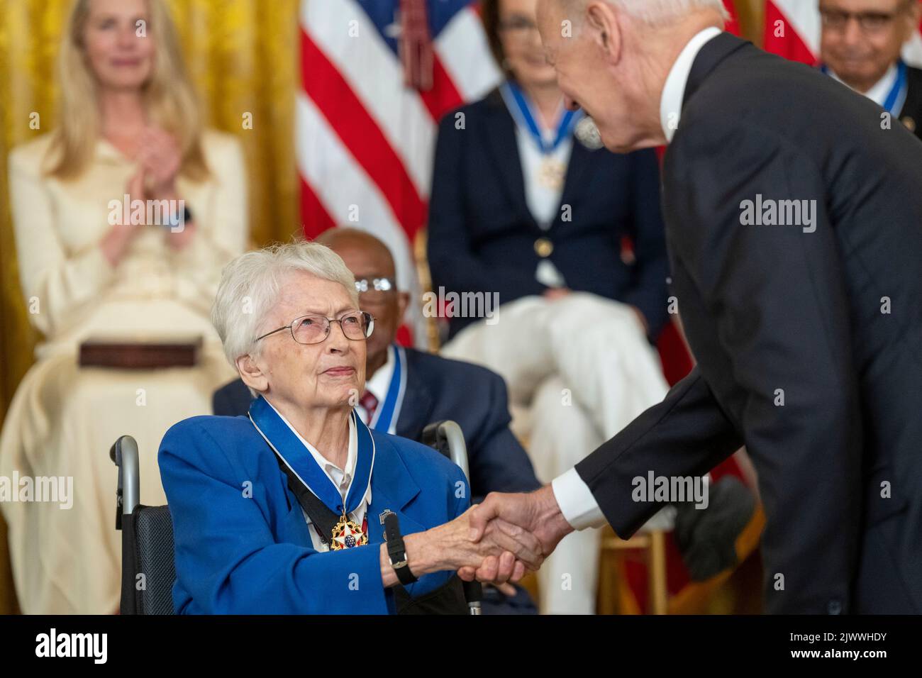 President Joe Biden presents the Medal of Freedom to Brigadier General ...